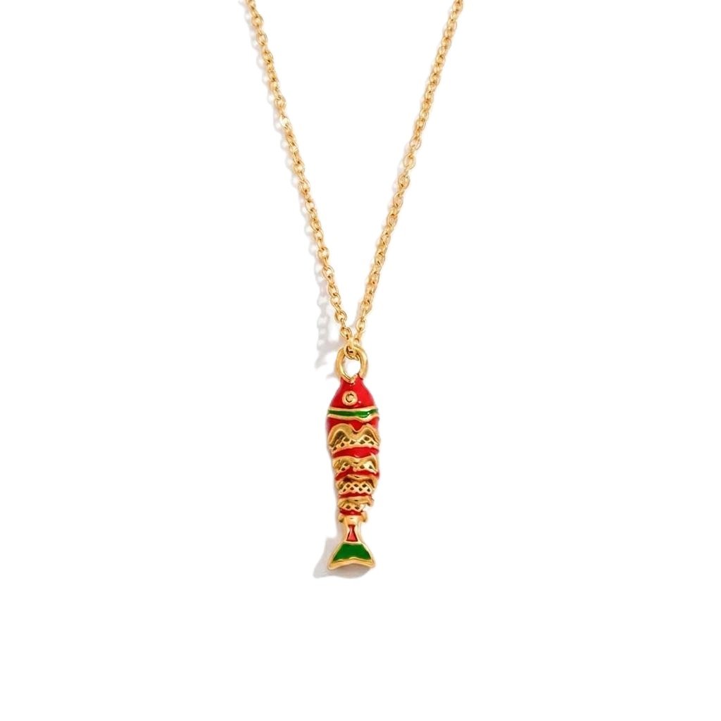 Red Fish Necklace – Mantra